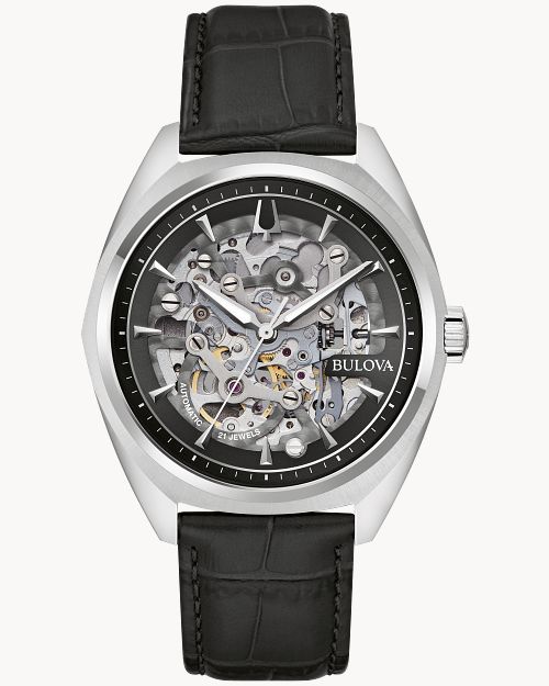 BULOVA SURVEYOR 96A310 AUTOMATIC SKELETON – VALJOUX